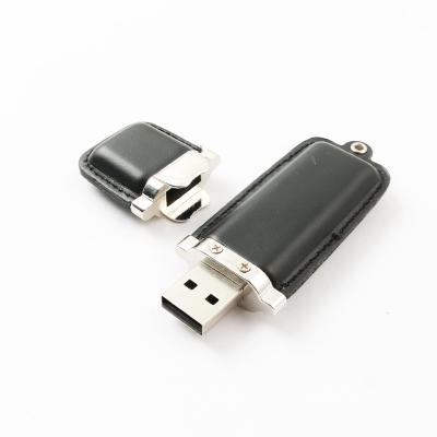 China Customized Colors Leather Flash Drive Memory 30MB USB 3.0 256GB 512GB for sale