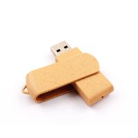 China Straw And Plastic 128gb Flash Drives Recyclable Materials Usb 3.0 Memory for sale