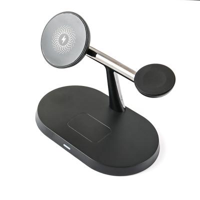 China Wireless Charging 3 In 1 Fast Charger For Phone Earphone Watch for sale