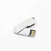 China Twist Metal Usb 2.0 Flash Drive With Keychain , 32GB 64GB 128GB Fast UDP Chip for sale