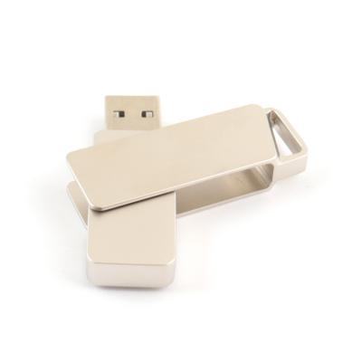 China Full Memory 360 Degree 3.0 2.0 Twist USB Drive With Laser Print Logo 100MBS for sale