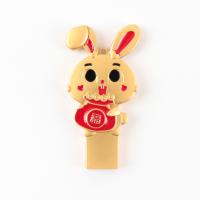 China Rabbit Shaped Metal Usb Flash Drive Grade A Chip 128GB 80MB/S European Standard for sale
