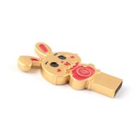 China Rabbit Shaped Metal Usb Flash Drive Grade A Chip 128GB 80MB/S European Standard for sale