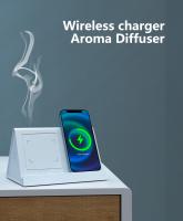 China 3 In 1 Multifunction Wireless Charger humidifier aroma diffuser 15W 9V for sale