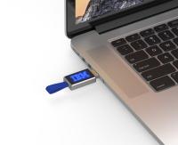 China Metal Usb Memory Stick 2.0 Engraving Logo With LED Light When Reading At Computer for sale