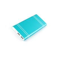 China 2400mah 3000mah 18650 Li Ion Portable Battery Charger Metal Power Bank for sale