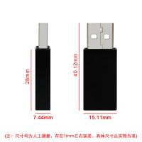 China Ensure secure charging for your phone with USB data blocker - Silver/Black available for sale