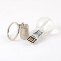 China Lightbulb Shaped Custom Crystal Flash Drive 90x30cm for sale