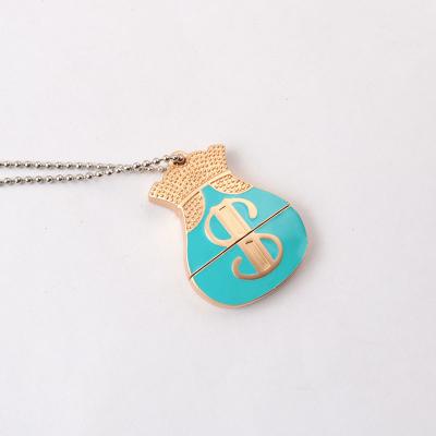 China Necklace Crystal Usb Stick 128gb Gift For Lady And Kids Christmas And Holiday for sale