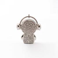 China Cute Musician Necklace 16gb Crystal Usb Stick 20mbs for sale