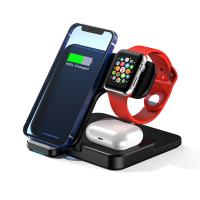 China 10w Magnetic Foldable Wireless Charger For Phone Earphone Watch for sale