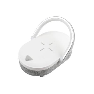 China Custom Logo Fast Speed Wireless Charger With Speaker / LED Light for sale