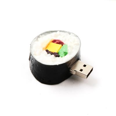 China Sushi Shaped USB 2.0 Interface Personalized USB Flash Drives With Print Logo Back Side for sale
