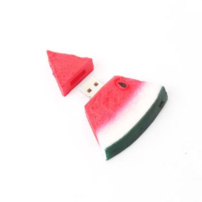 China watermelon shaped Custom USB Flash Drives USB 2.0 Interface 10 Years Data Retention for sale
