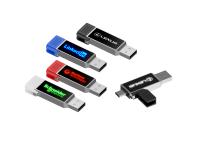 China Small White Box OTG USB Flash Drives The Perfect Business Companion for sale