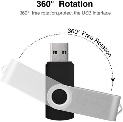 China White Plastic USB Stick Characteristic Recycle Material Full Memory Graded Twist usb flash drive for sale