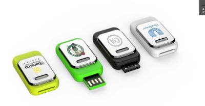 China Rubber Coated Plastic USB Stick 256GB Memory Black/White Toshiba Chip for sale