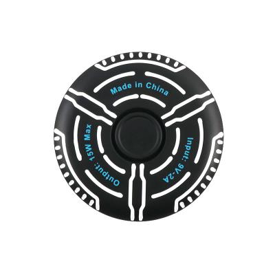 China Multifunction Wireless Charger Support Box Print Logo Fidget Spinner Light Indicator for sale