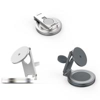 China Foldable Magnetic Wireless Charger with 360-Degree Rotation and 15W Power Output for sale
