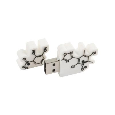 China Open Mold By Customer Shape Custom USB Flash Drives with Color Options and Fast Artwork Service for sale