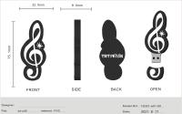 China Make Design By Free PVC USB Shape Follow Customer Design Make Very Fast for sale