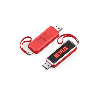 China Crystal Type K9 Crystal Level 1 LED Light USB Shiny Color with USB Size 59*22.5*11.5mm for sale
