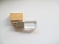 China Customized Crystal USB Stick with Laser Logo Options -50°C 80°C Environment Temperature for sale