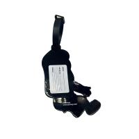 China Baggage Tag Follow Customer Design Made By Pvc Material Baggage Tag Put On Traveling Case Easy And Can Can Be Reused for sale