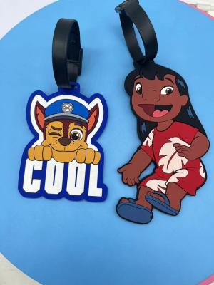 China Pvc Material Made By Baggage Tag Follow Customer Design Baggage Tag Put On Traveling Case for sale