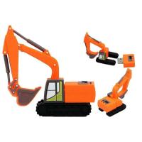 China Excavator Shaped Usb Flash Drive Excavator Usb Memory Made By Customer Mold for sale