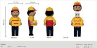 China DHL Delivery Woman Person Cartoon Usb Flash Drive Made By Customer Design for sale