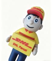 China DHL Delivery Man Person Cartoon Usb Flash Drive Made By Customer Design for sale
