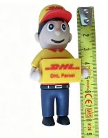 China DHL Delivery Man Person Cartoon Usb Flash Drive Made By Customer Design for sale