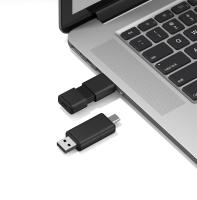 China All Passed H2 USB + Type C USB Flash Drive Can OEM Logo One Usb Body for sale