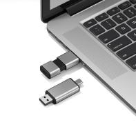 China All Passed H2 USB + Type C USB Flash Drive Can OEM Logo One Usb Body for sale