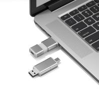 China All Passed H2 USB + Type C USB Flash Drive Can OEM Logo One Usb Body for sale