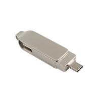China Retro Body Silver Color With TYPE C USB 128GB 256GB High Speed Usb Size 71.4*16.8*10.1mm for sale