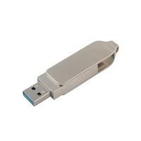 China Retro Body Silver Color With TYPE C USB 128GB 256GB High Speed Usb Size 71.4*16.8*10.1mm for sale