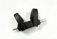 China Double-headed And Reversible Gun Metal Usb Flash Drive With Type C Pendrive With American Certification for sale