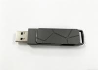 China Gun Black Body Laser LOGO Type C USB Can Put Keychain Or Lanyard And Keyring for sale