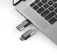 China Data Password Enabled Type C OTG USB Flash Drive Metal Plastic Operating Temperature Range Minus 10 Celsius To 60 Celsius for sale