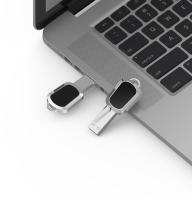 China USB 2.0 And USB 3.0 LED Laser Logo USB Stick Metal Material Support Data Uploading Suitable For Large Data Transfer And Storage for sale