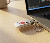 China Plastic Usb Memory Providing 10 Years Data Retention Perfect For Professional And Data Transfer Plastic Usb With Key Chain for sale