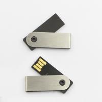China USB 2.0 And USB 3.0 Metal USB Flash Drive Mini Style Pattern Battery Lightweight Durable Portable Storage Rotatable Usb Flash Drive for sale