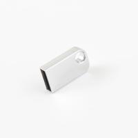 China Mini Usb Flash Drive With Hole Can Put Key Chain Metal Usb Flash Drive Can Customized Laser Logo for sale