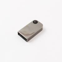 China Mini Usb Flash Drive With Hole Can Put Key Chain Metal Usb Flash Drive Can Customized Laser Logo for sale