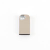 China Mini Usb Flash Drive With Hole Can Put Key Chain Metal Usb Flash Drive Can Customized Laser Logo for sale