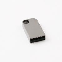 China Mini Usb Flash Drive With Hole Can Put Key Chain Metal Usb Flash Drive Can Customized Laser Logo for sale