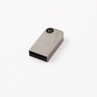 China Mini Usb Flash Drive With Hole Can Put Key Chain Metal Usb Flash Drive Can Customized Laser Logo for sale