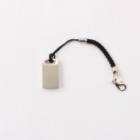China Metal Usb With Keyring Metal Usb Flash Drive Laser Logo Follow Customized Design for sale